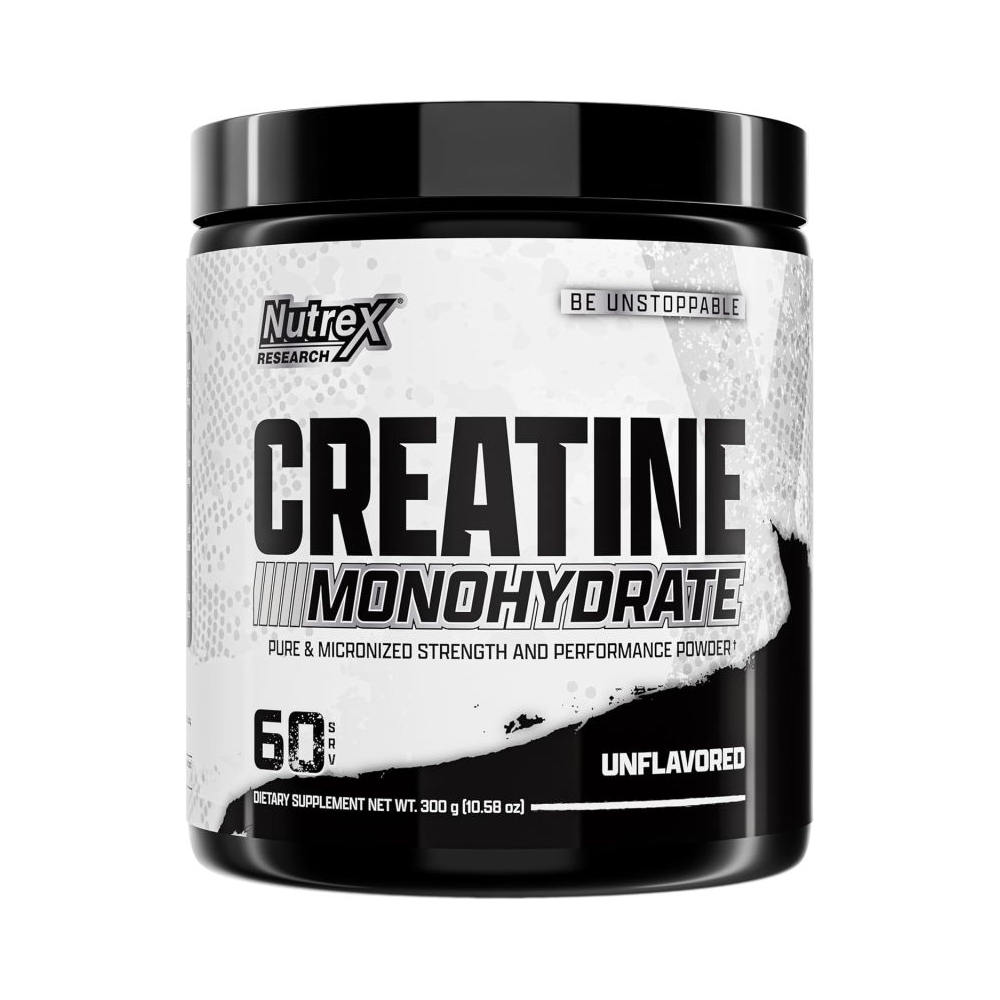 Nutrex Research Creatine Monohydrate Unflavoured 300g, 60 serving ...